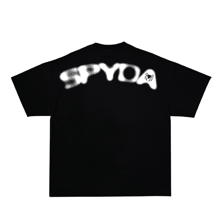 "HALFTONE V2" Tee *BLACK* – SPYDA